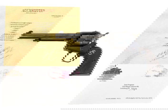 Hank Williams Jr Ruger .22 Mag Single Six Revolver