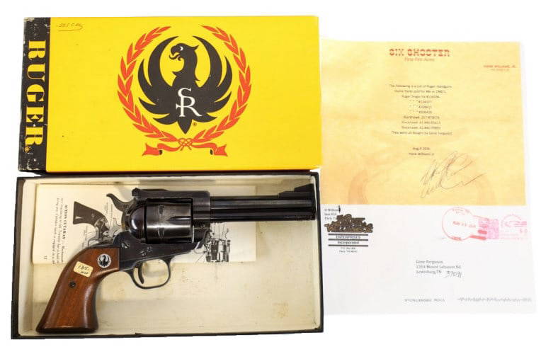 Hank Williams Jr. Ruger Blackhawk .357 Revolver Auction