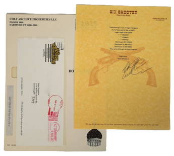 Hank Williams Jr. Ruger Blackhawk .357 Revolver Auction