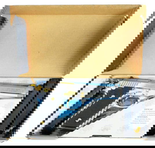 Taurus Pt92 Ss Gold 9mm Pistol W/ Box