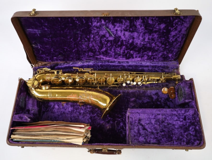 Vintage Martin Indiana Tenor Saxaphone Auction