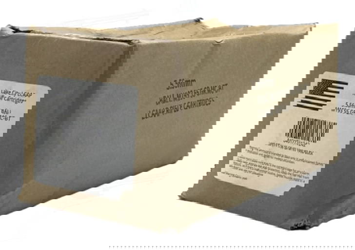 Usa Lake City M193 Rifle Ammo 5.56 Mm 1000 Count