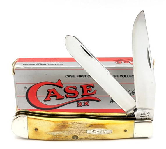 1992 Case Xx Stag Handle Trapper 5254 W/ Box