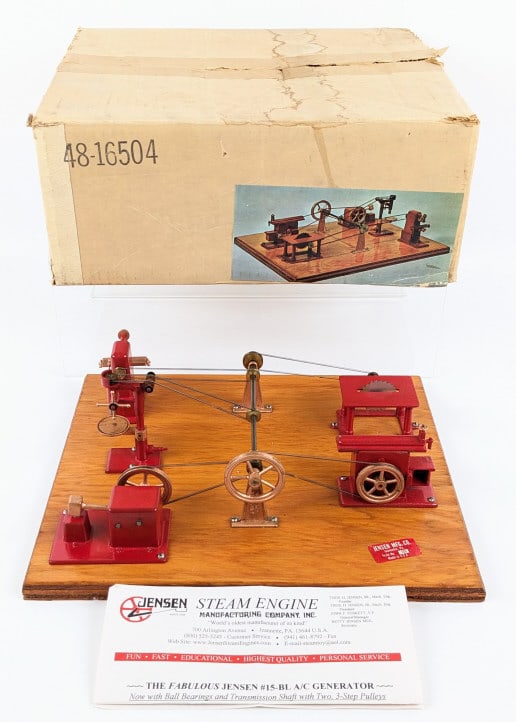 Jensen Steam Engine Accessory Set In Box Auction