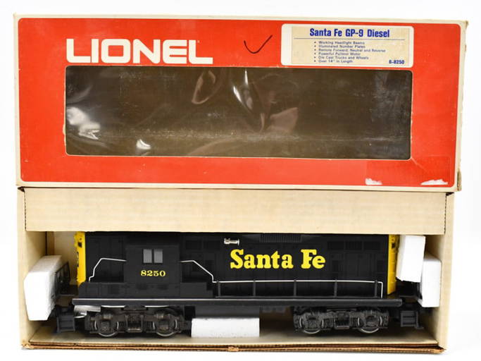 Lionel Santa Fe Gp 9 Diesel Engine #6 8250