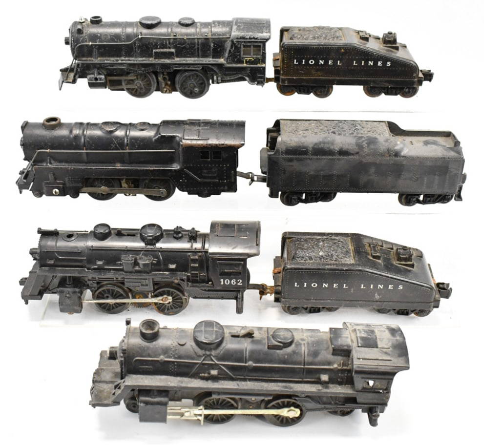 Lionel & Marx Train Engine & (3) Tenders Auction