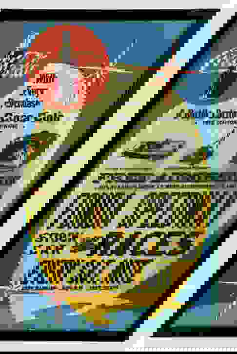 Vintage Fonda Speedway Stock Car Race Poster Auction