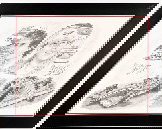 Alex Zanardi & Jimmy Vasser Print By Norm Lessard