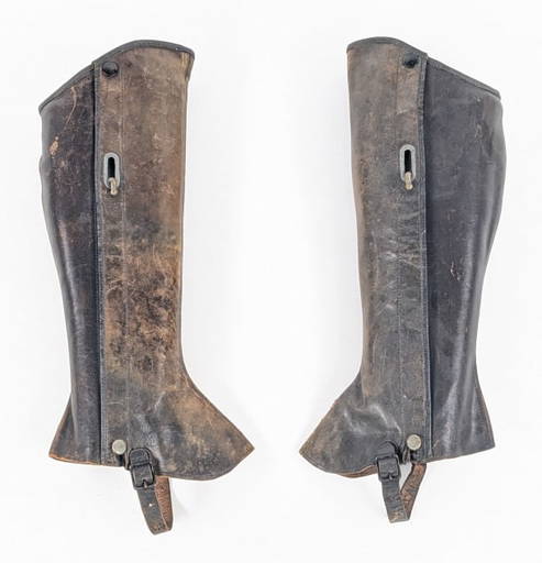 1930's Leather Riding Gators