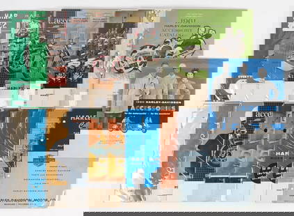 (2) 1950's Harley-davidson Accessory Catalogs Auction