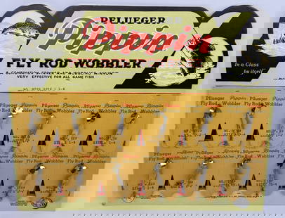 Nos Pflueger Chum Fishing Lure Store Display Auction