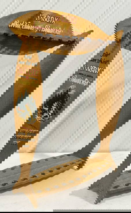 Vintage St. Croix Fishing Rods Store Display Rack Auction