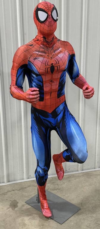 Life Size Spiderman Display Prop Statue Auction
