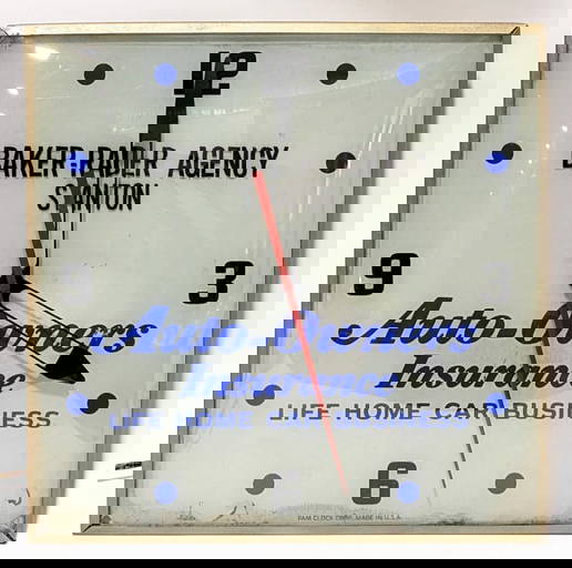 Vintage Auto Owners Insurance Adv. Pam Clock