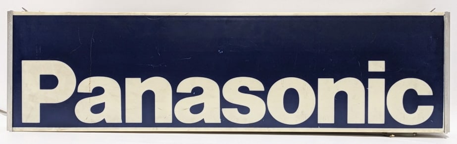 Vintage Panasonic Lighted Advertising Sign