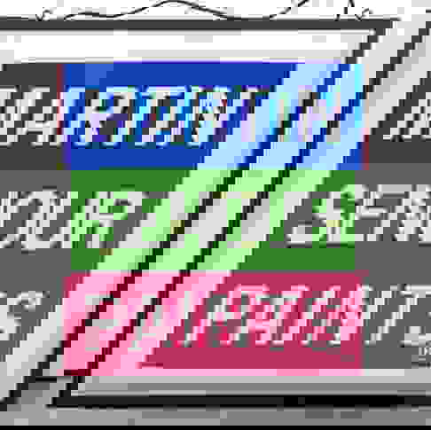 3ft By 3ft Martin Senour Paints Lighted Adv Sign Auction