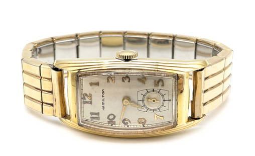 Vintage Men's Hamilton Tank Wristwatch Auction