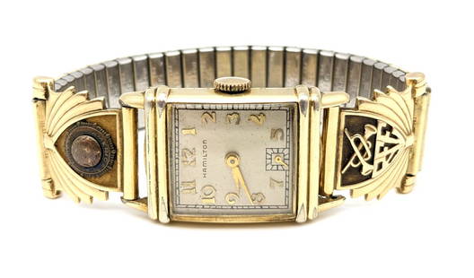 Vintage Men's Hamilton Tank Wristwatch Auction