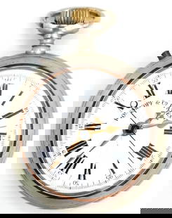 Swiss Daniel Perret Open Face Pocket Watch Auction