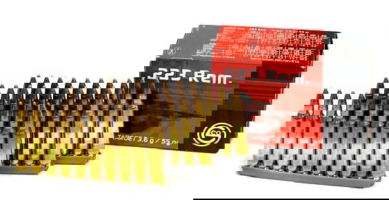 80 Rounds Of Geco .223 Target Bullets 55 Gr.