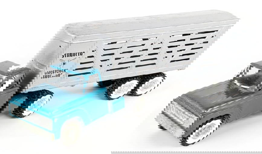 Structo Livestock Trucking Truck W/ Trailer