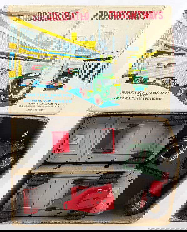 Japan Tin Friction Consolidated Freightways Truck Auction