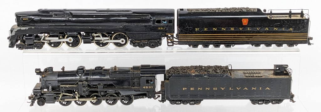 Ho Scale #5511 Prr & #4537 Prr Engines W/ Tender Auction