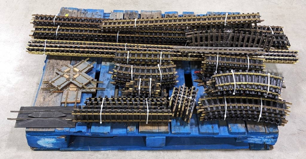 Large Lot Of G Scale Brass Track Auction