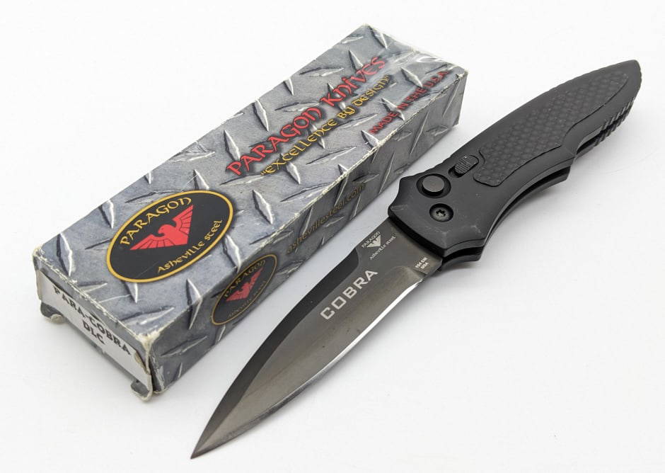 Paragon Cobra Switchblade Knife W/ Box Auction
