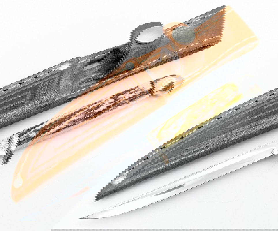 1965-80 Case Xx M5f Small Fixed Blade Hunter Auction