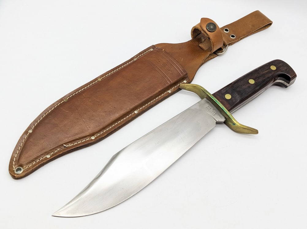 Western W49 Bowie Knife W/ Sheath Auction