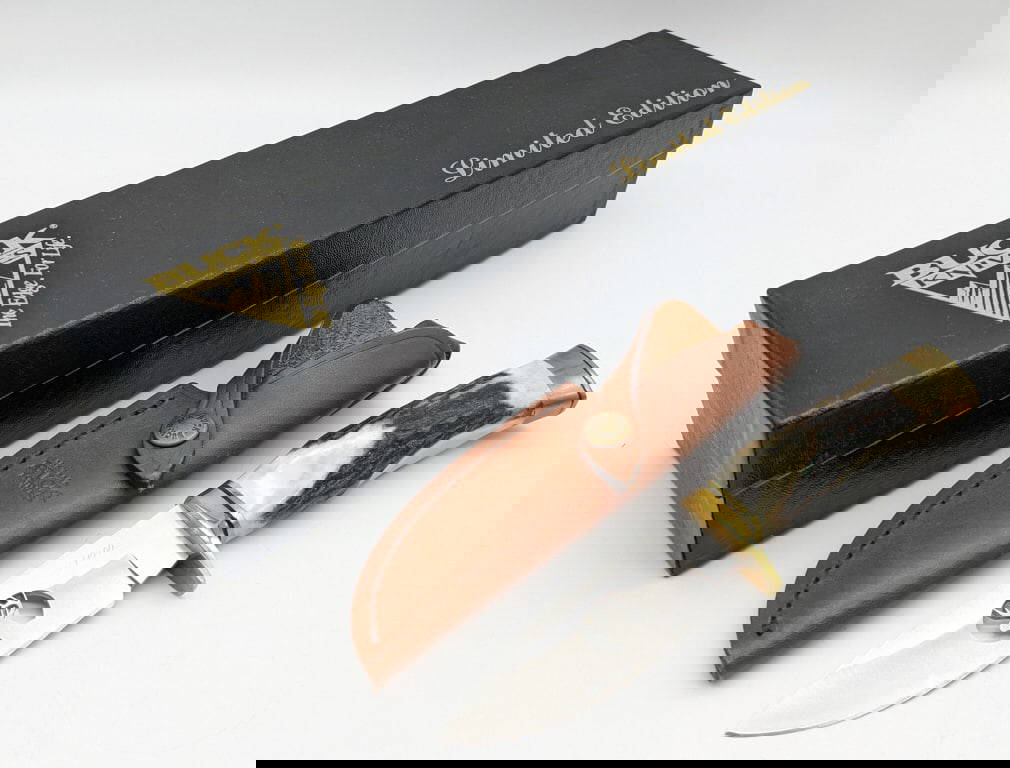 Ltd Buck Model 192 Vanguard Stag Custom Shop Knife Auction