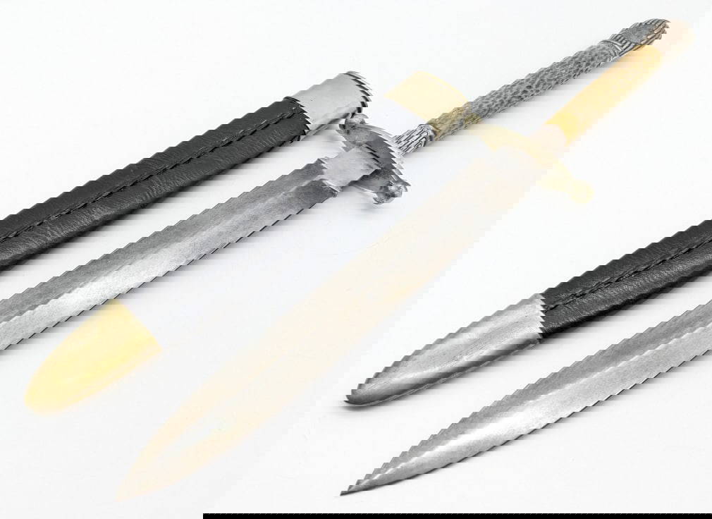 Mappin & Webb Sheffield Dagger W/ Sheath Auction