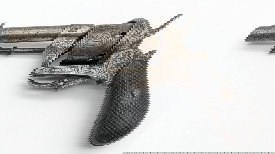 Antique Spanish 7mm 6-shot Pinfire Revolver Auction