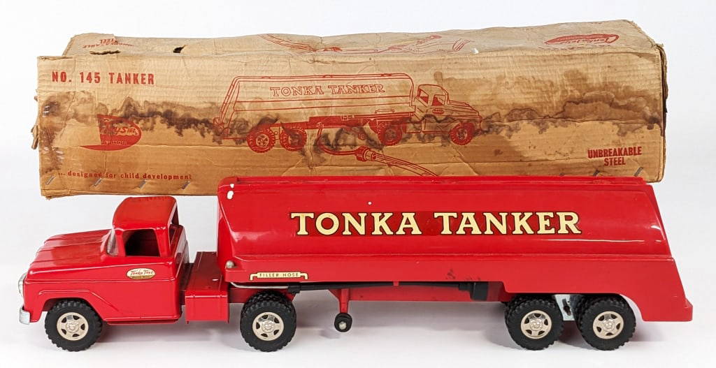 Original Tonka No. 145 Tanker Truck W/ Box Auction