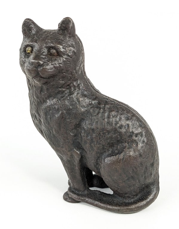 Arcade Cast Iron Cat Bank Auction
