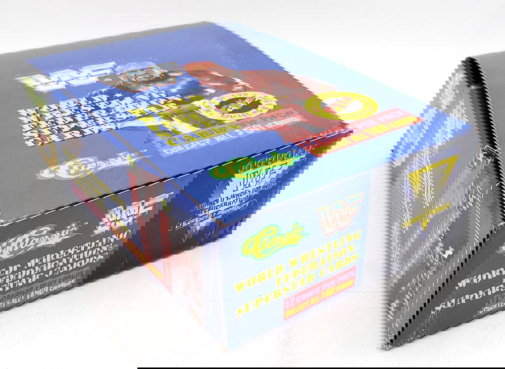 1991 Classic Wwf Trading Cards Wax Box 36pks Auction