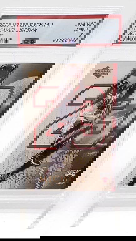 Graded Michael Jordan 2005 Ud M.j. Gold Mint 9 Auction