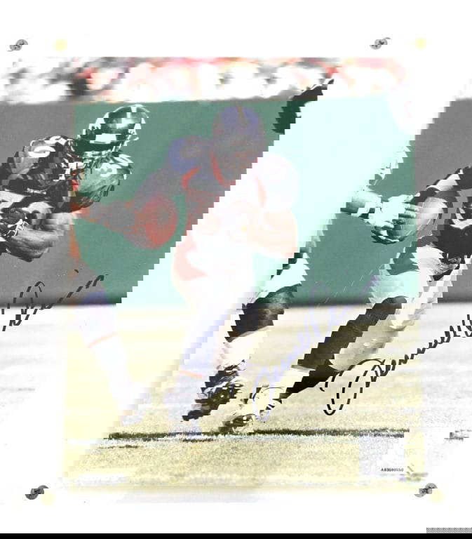 Denver Broncos Terrell Davis Signed 8 X 10 Photo Auction