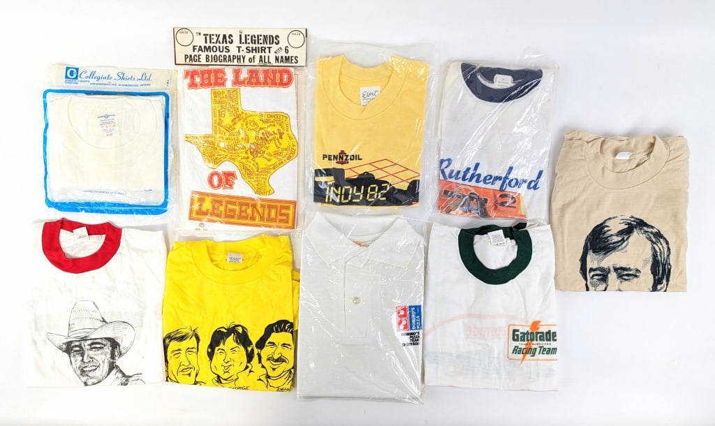 Johnny Rutherford's T-shirt's Auction