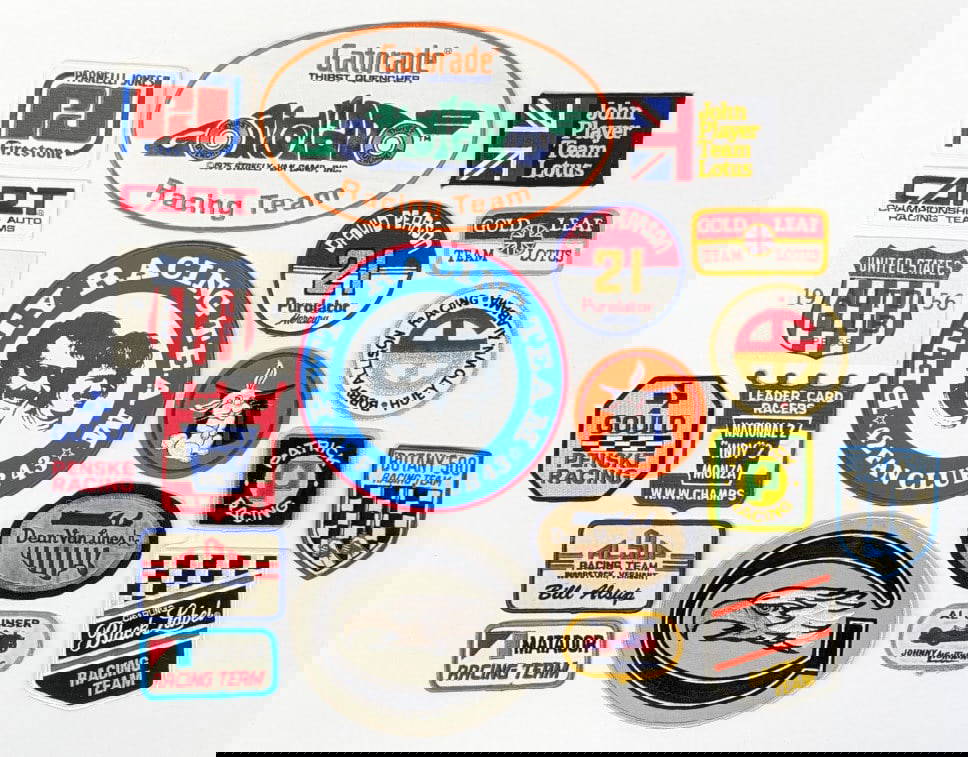 (20) Vintage Racing Patches Auction