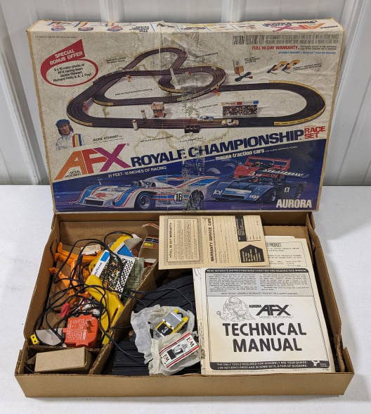 Afx Royale Championship Slot Car Race Set Auction