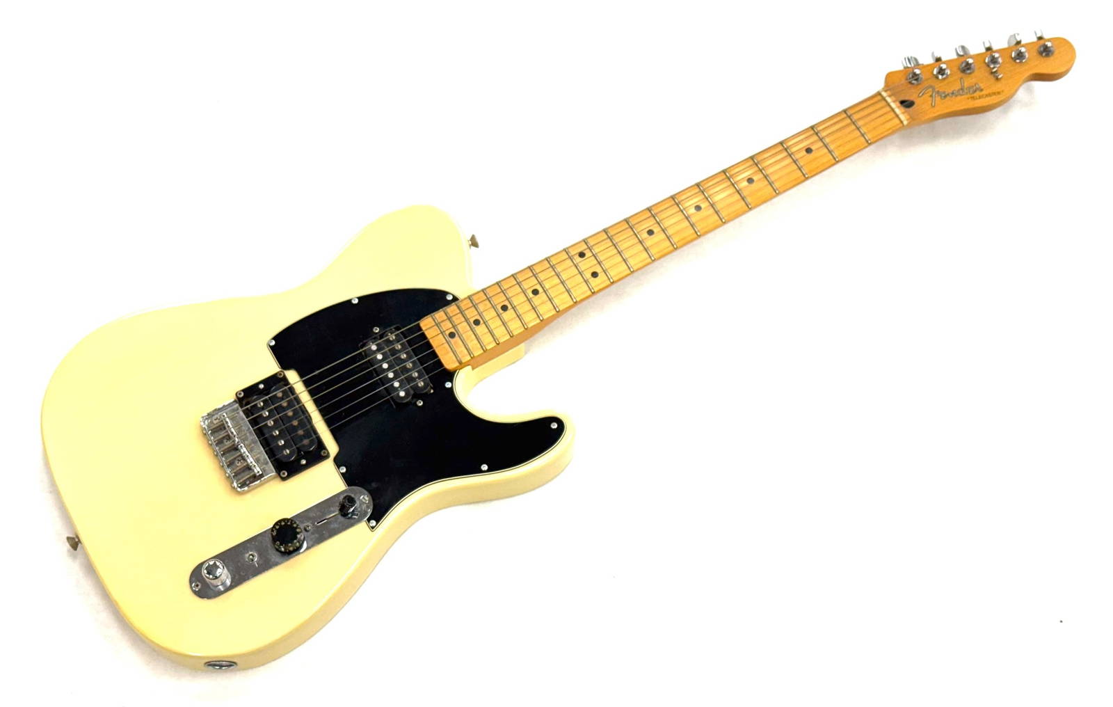 Fender Telecaster Maple Hialeah Yellow Electric Guitar Auction