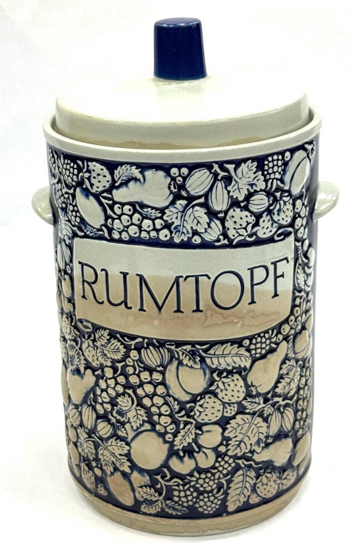 Large Marzi & Remy Rumtopf German Stoneware Crock Auction