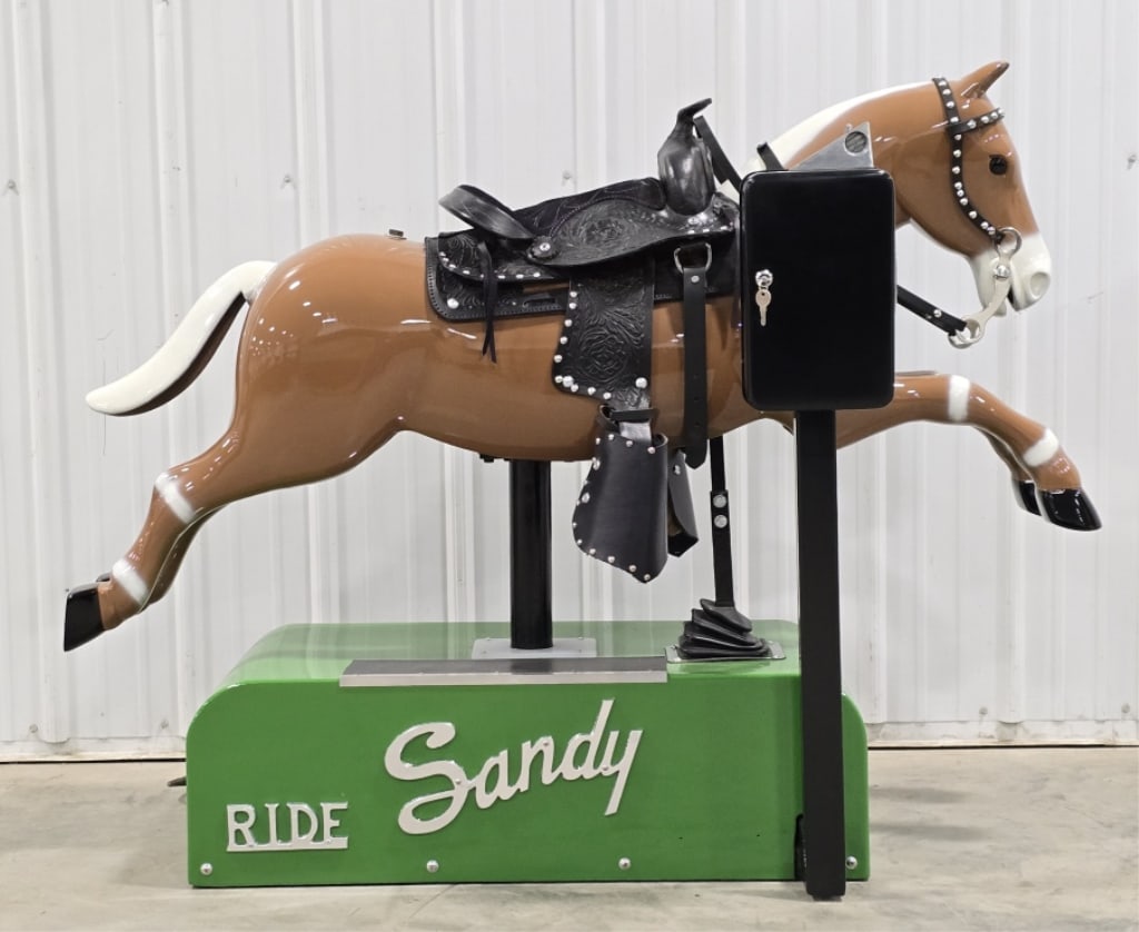 Vintage Restored "sandy" Horse Kiddie Ride