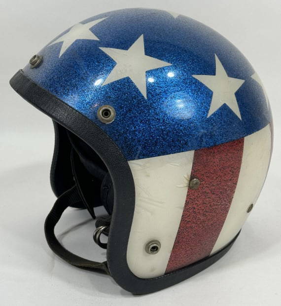 1970s Stars & Stripes Easy Rider Motorcycle Helmet Auction
