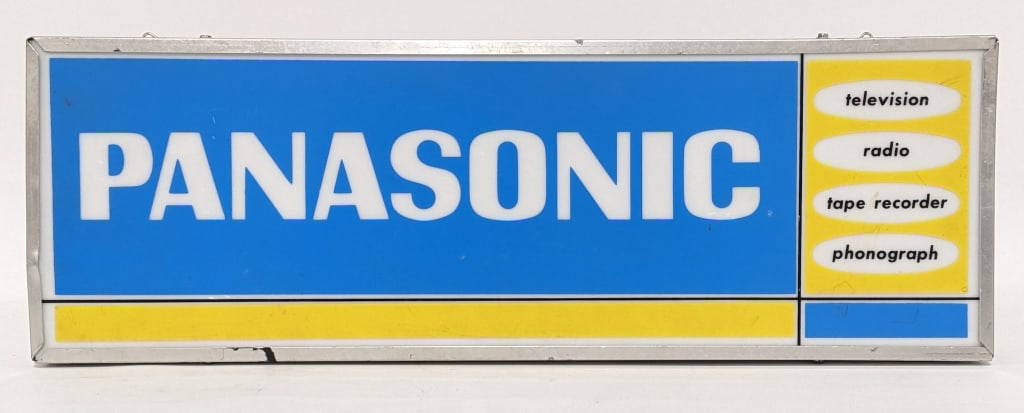 Vintage Panasonic Lighted Advertising Sign