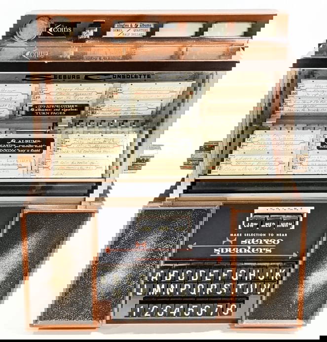 Seeburg Consolette Model Sch3 Jukebox Wallbox Auction