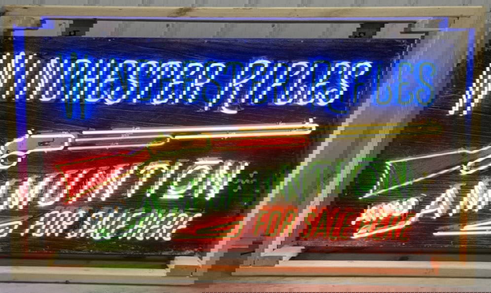 Sst Custom Winchester Rifles Neon Sign 60x31 Auction