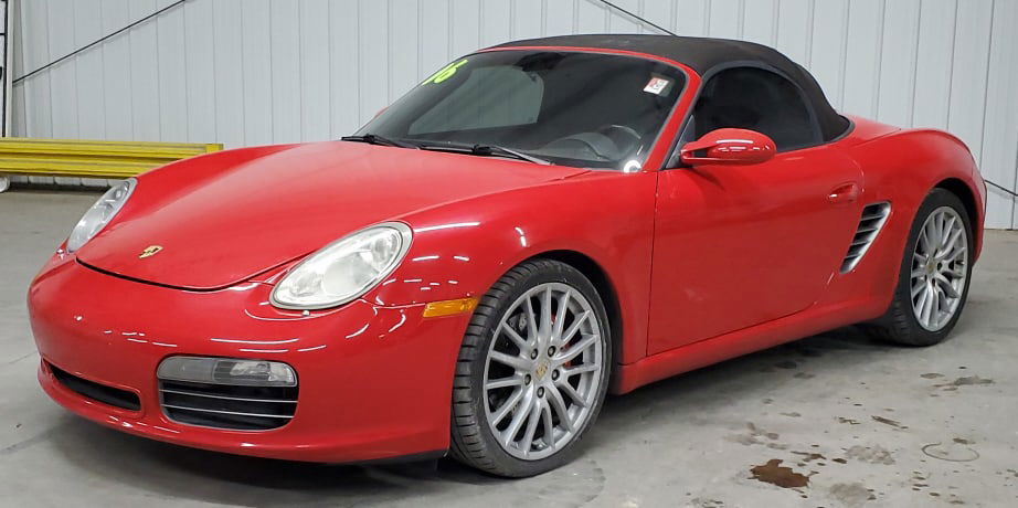 2006 Porsche Boxster Red Auction